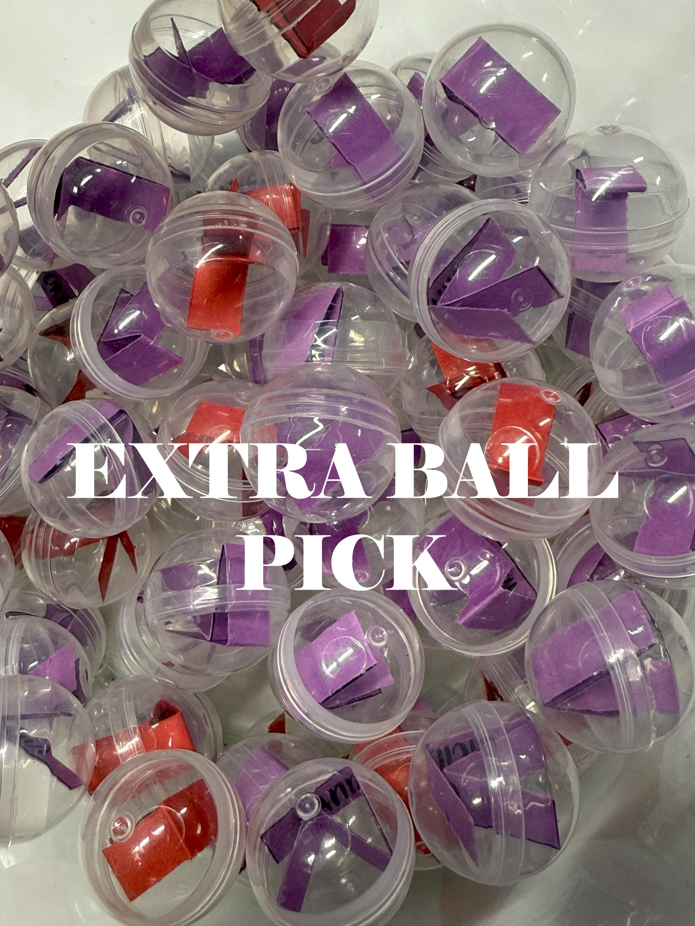 Extra Ball pick-ADD ON ONLY – Dragons Treasures